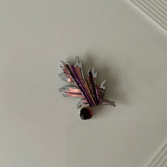 Liztech | Jewelry | Liztech Artisan Crafted Autumn Leaf Acorn Pin ...